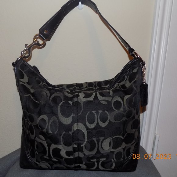 Coach | Bags | Coach Signature Sarah Optic Hobo Bag Attractive Coloring ...